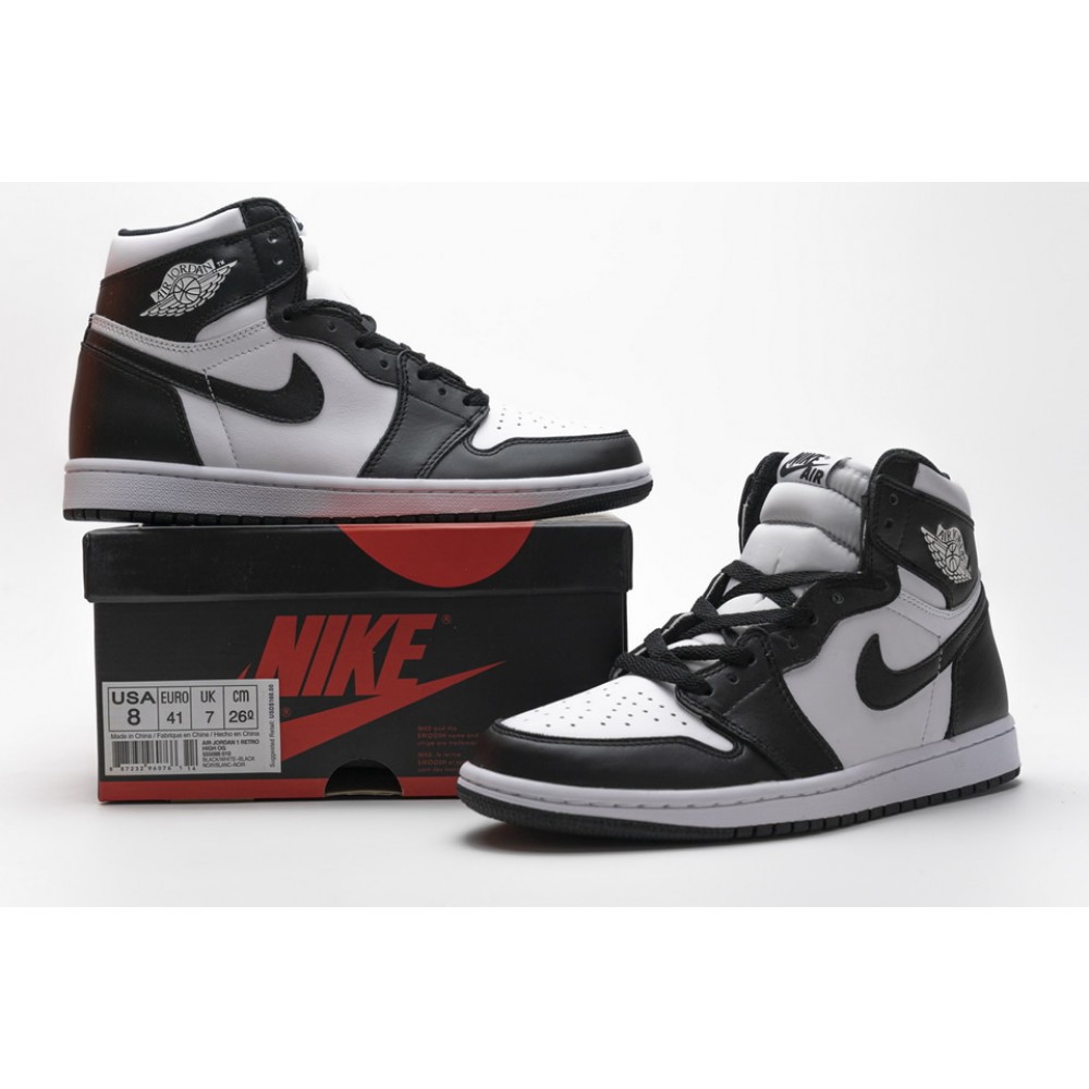 Nike AIR JORDAN 1 RETRO HIGH OG "OREO" BLACK/WHITE 555088-010