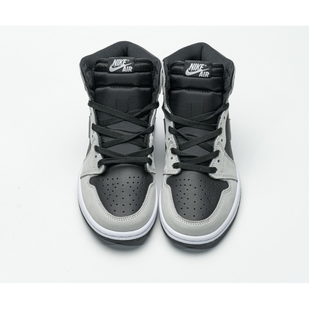 Nike Air Jordan 1 Shadow 2.0 Black Light Smoke Grey 555088-035