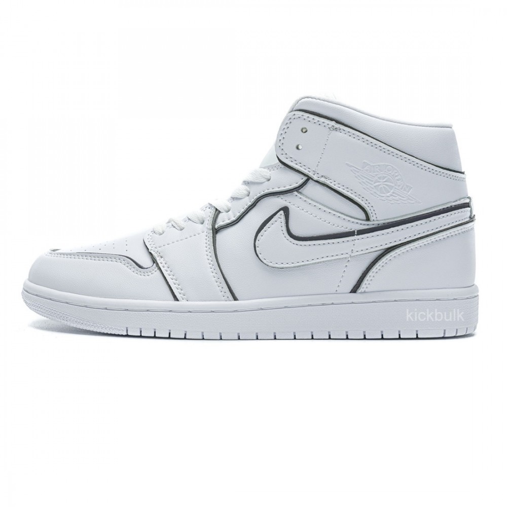 Nike Air Jordan 1 Mid Iridescent Reflective White CK6587-100