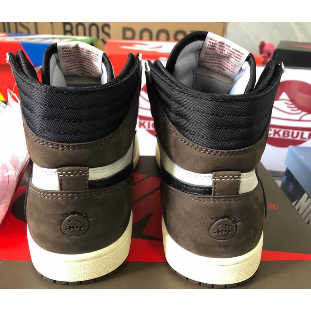 Travis Scott x Air Jordan 1 High 'Reverse Mocha' CD4487-100
