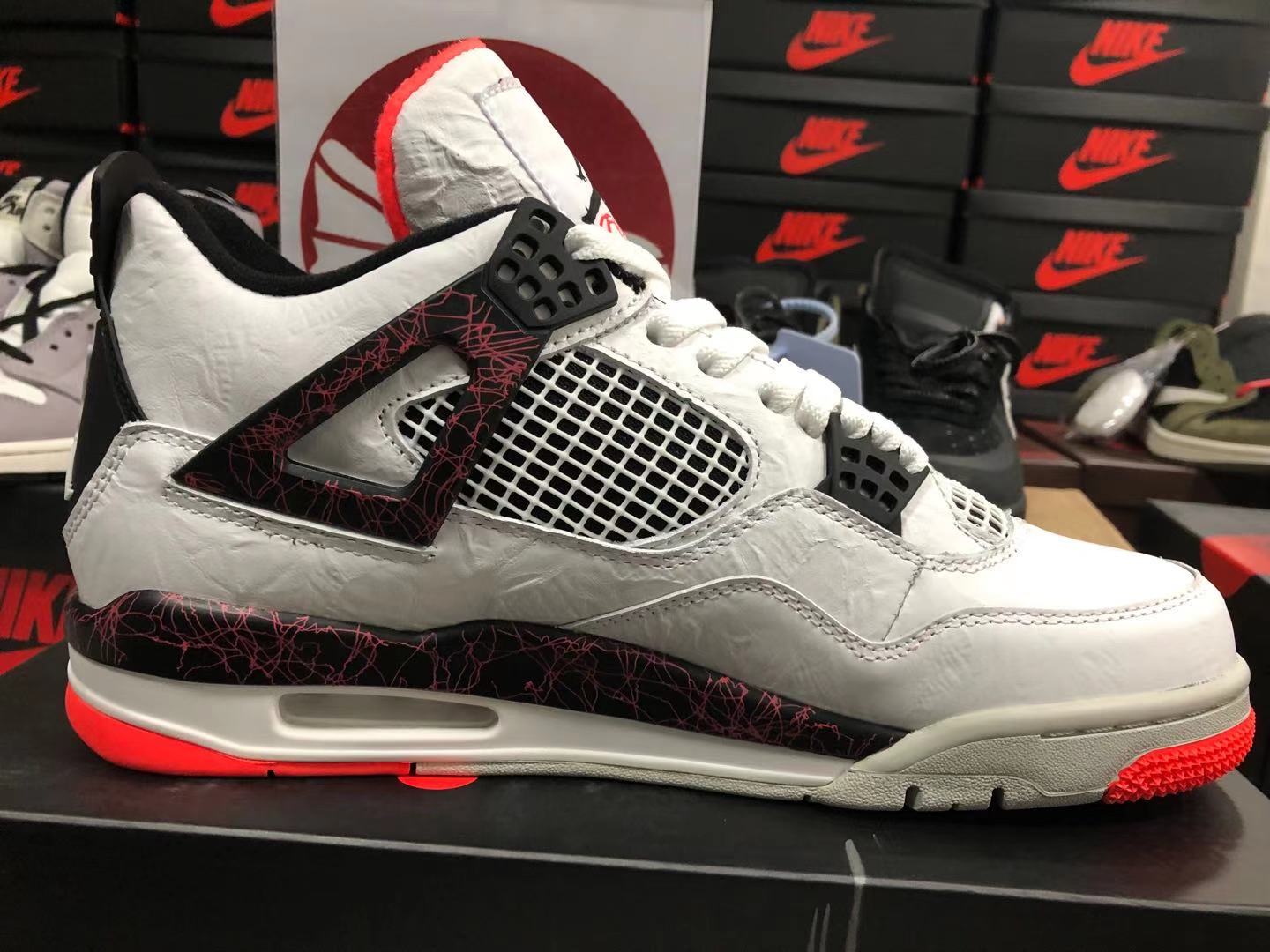 Air Jordan 4 Retro 'Pale Citron' 308497-116 Kickbulk Sneaker Camera photos