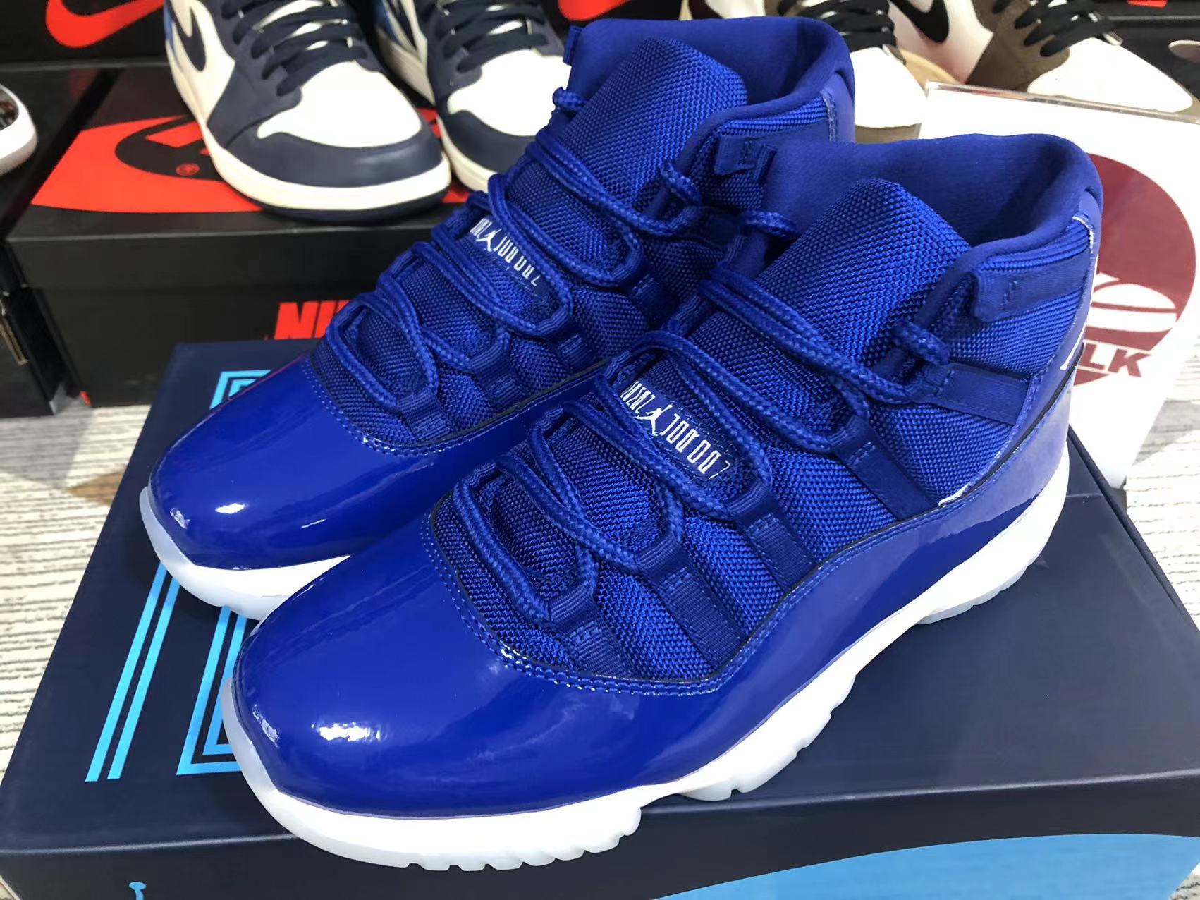Air Jordan 11 retro Midnight NAVY white 2022 AT7802-115 kickbulk ...