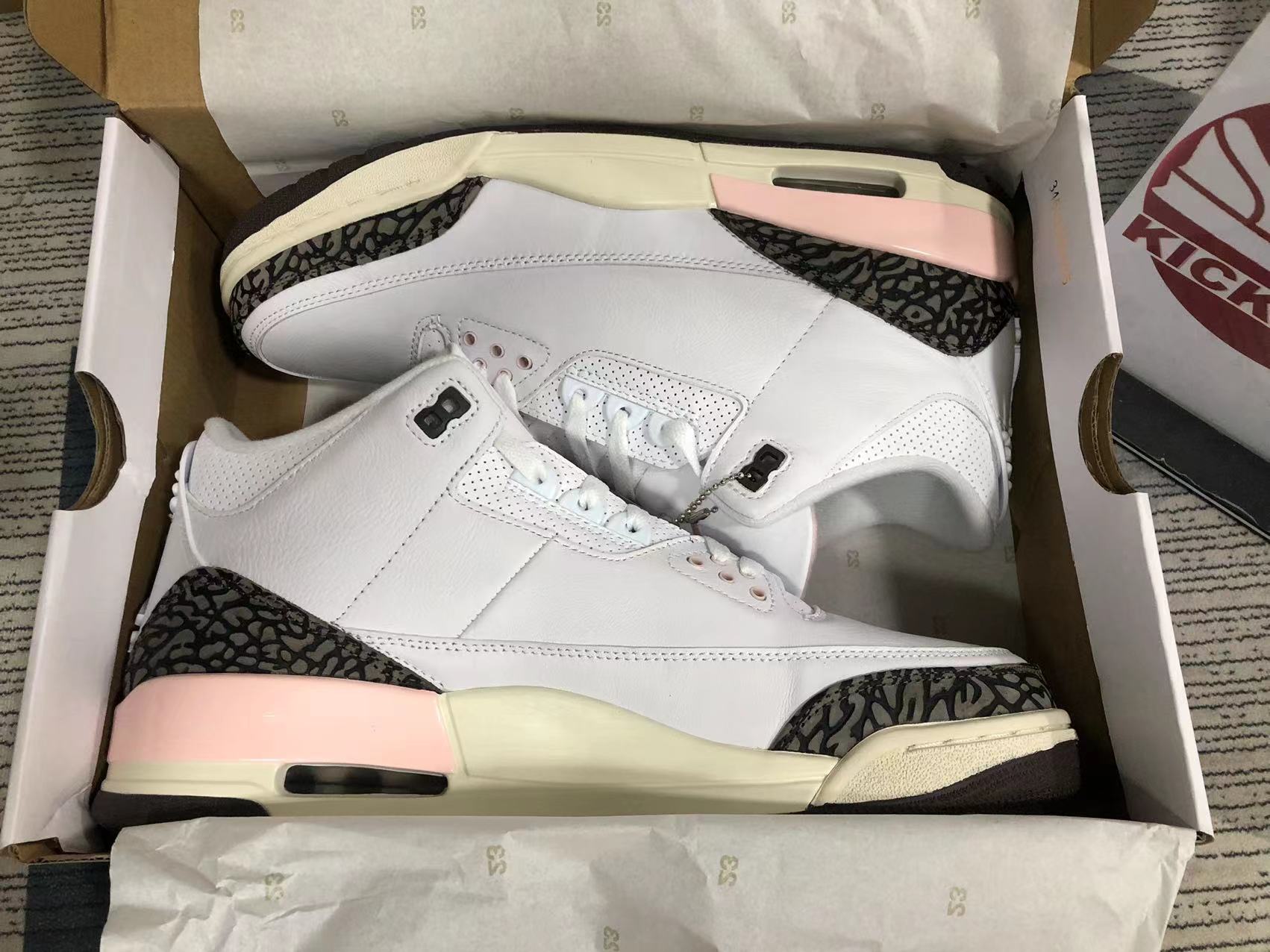 AIR JORDAN 3 RETRO 'NEAPOLITAN' WMNS 2022 CK9246-102 Kickbulk Sneaker ...