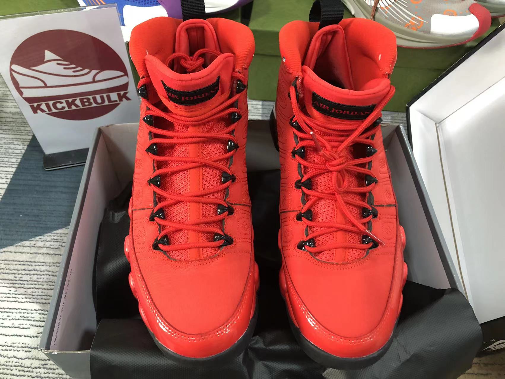 AIR JORDAN 9 RETRO 'CHILE RED' 2022 CT8019-600 Kickbulk sneakers retail ...