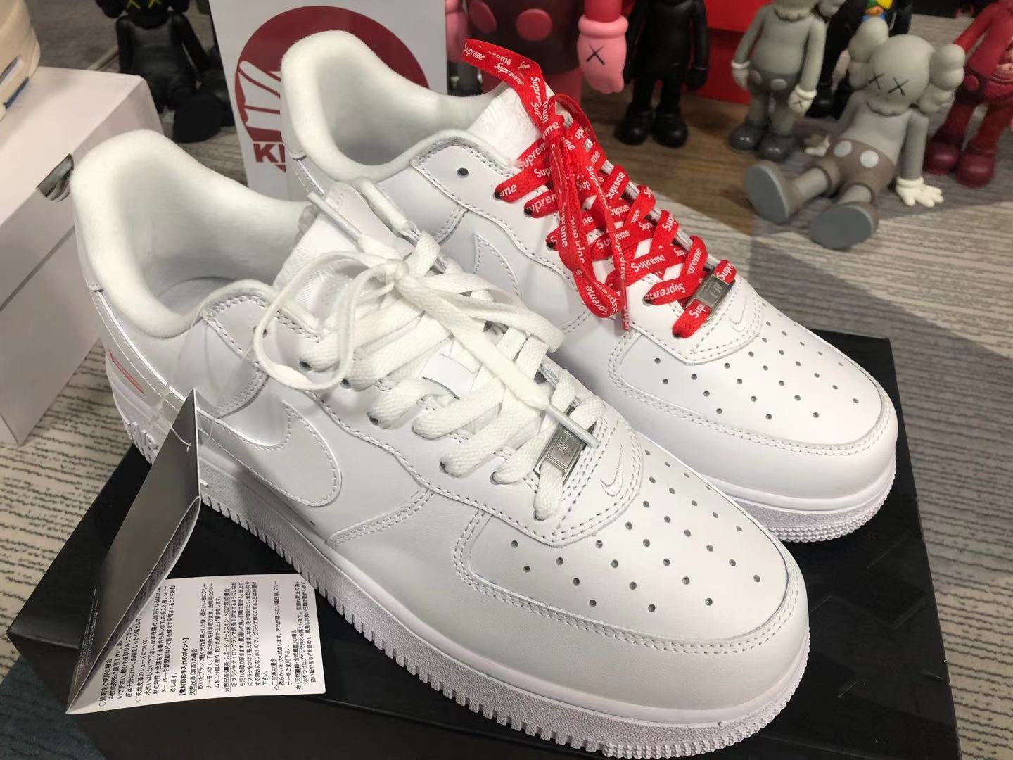 Supreme X Nike Air Force 1 Low 'Box Logo - White' CU9225-100 Kickbulk ...