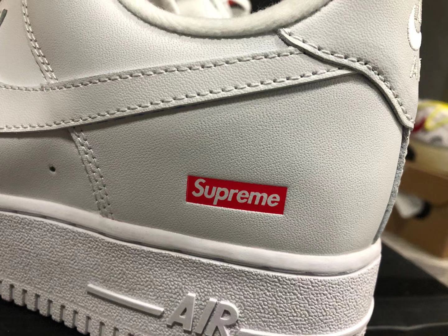 Supreme X Nike Air Force 1 Low 'Box Logo - White' CU9225-100 Kickbulk ...