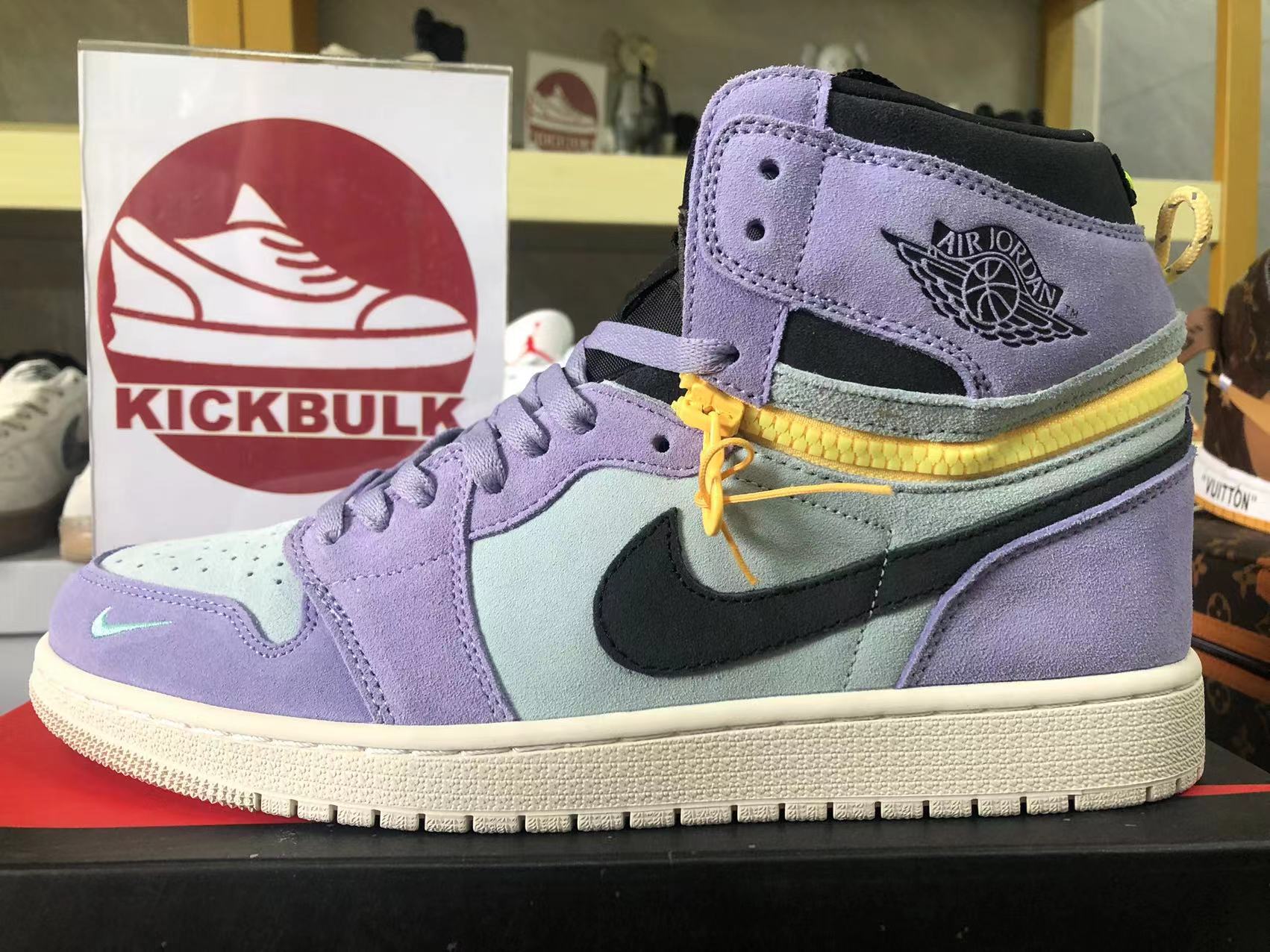 Air Jordan 1 High Switch 'PURPLE PULSE' CW6576-500 Kickbulk Sneaker ...