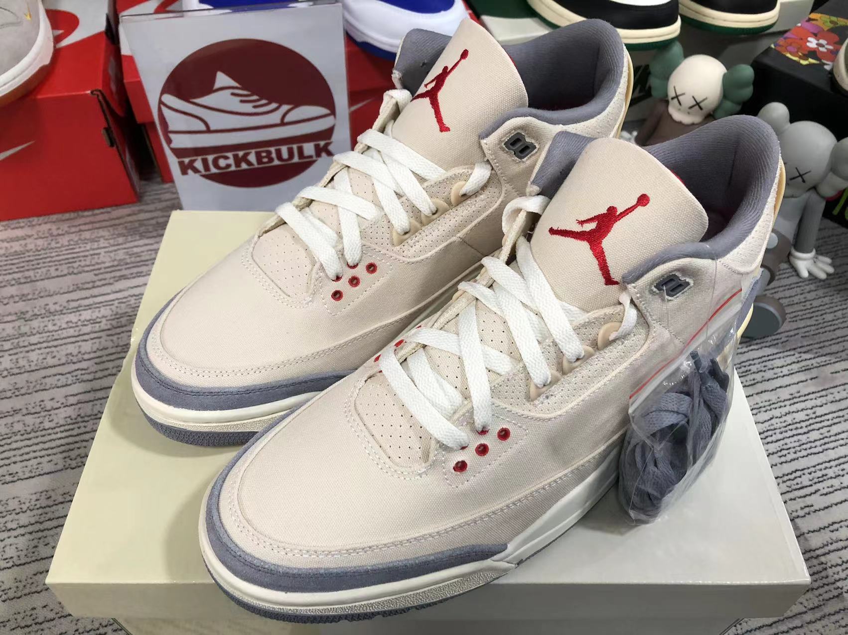 AIR JORDAN 3 RETRO SE 'MUSLIN' 2022 DH7139-100 Kickbulk Sneaker Camera ...