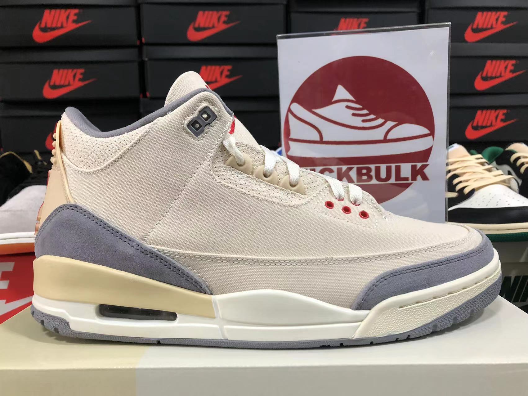 AIR JORDAN 3 RETRO SE 'MUSLIN' 2022 DH7139-100 Kickbulk Sneaker Camera ...