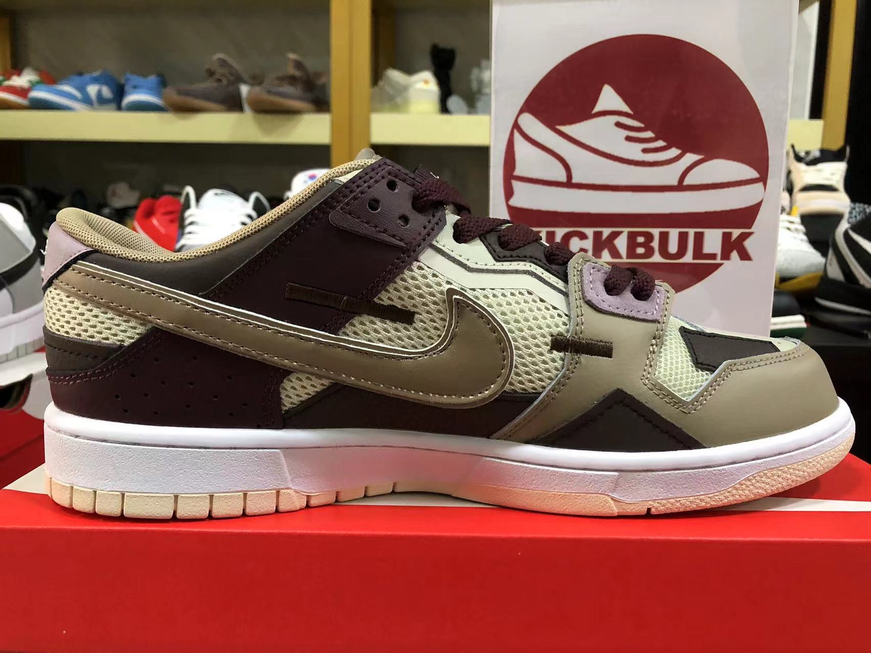 NIKE DUNK SCRAP 'LATTE' 2022 DH7450-100 Kickbulk Sneaker shoes reviews ...