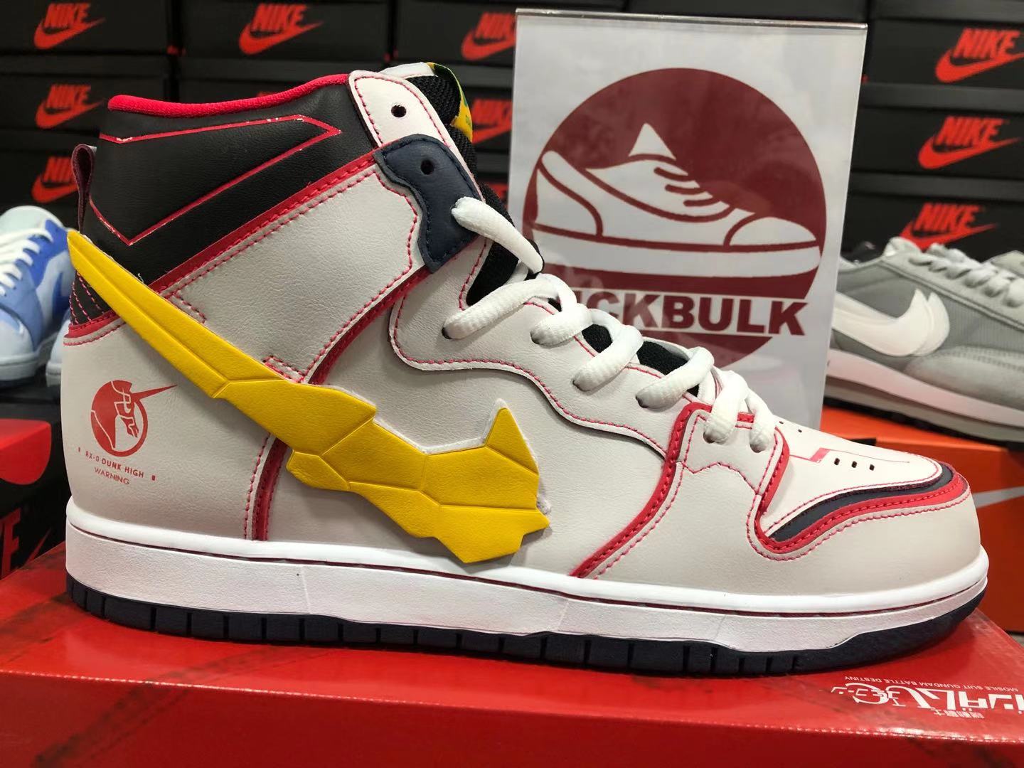 GUNDAM X DUNK HIGH SB 'PROJECT UNICORN - RX-0' DH7717-100 Kickbulk ...