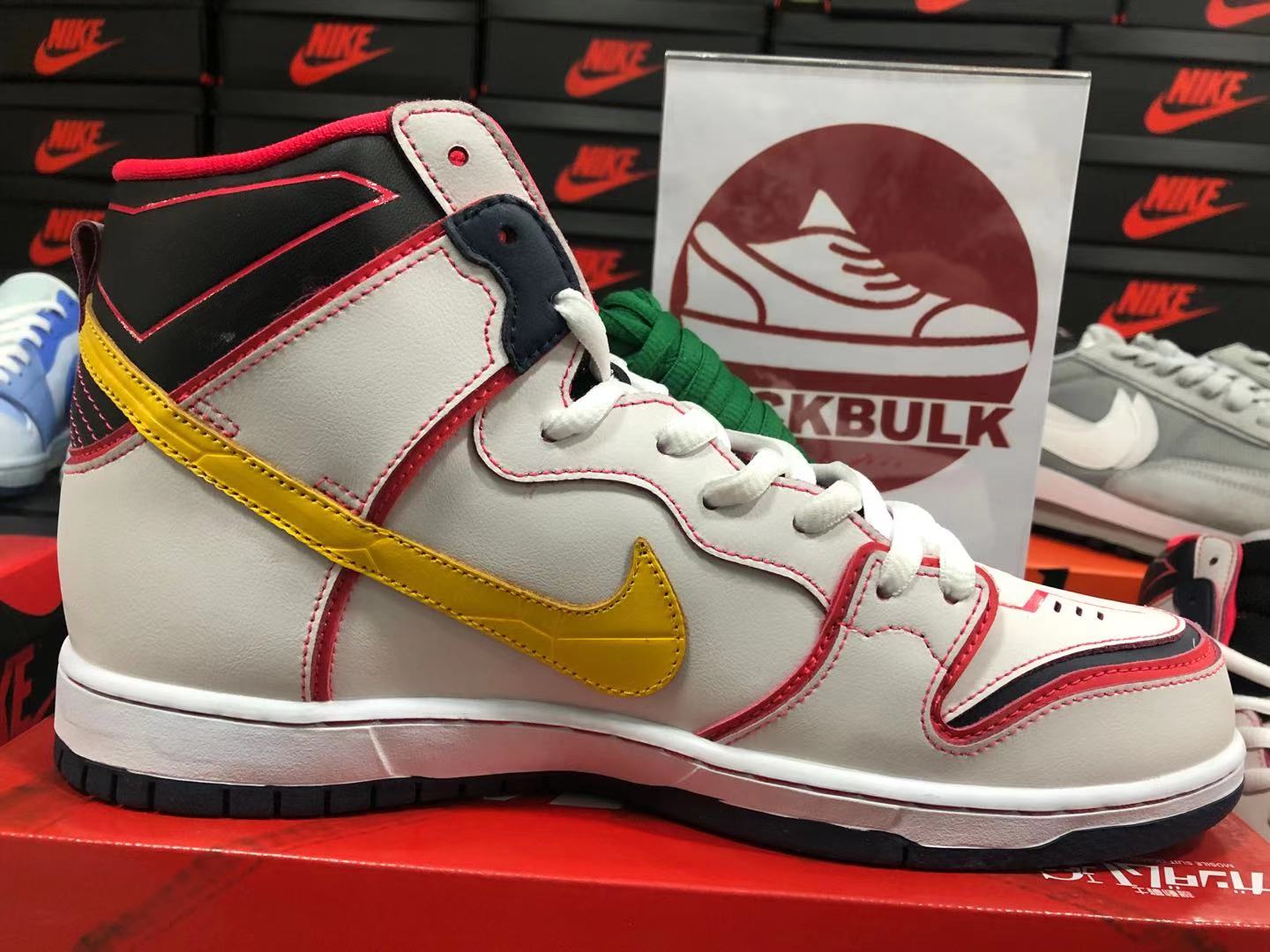 GUNDAM X DUNK HIGH SB 'PROJECT UNICORN - RX-0' DH7717-100 Kickbulk ...