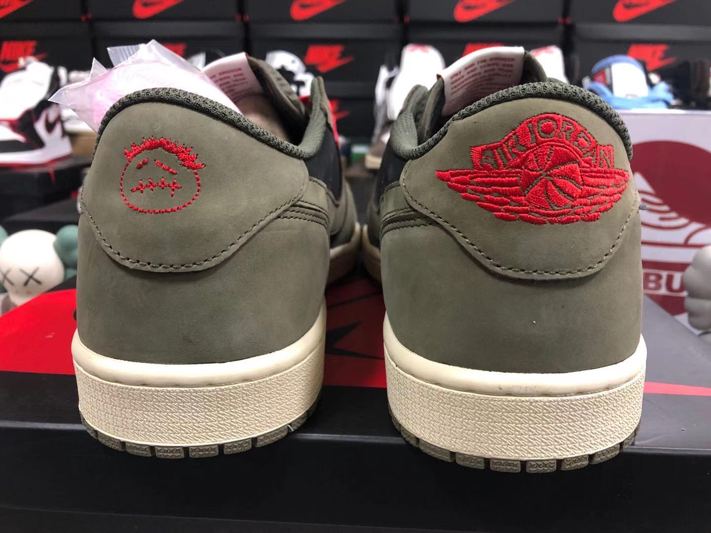 Travis Scott x Air Jordan 1 Low Dark Green DM7866-196 Kickbulk Sneaker ...