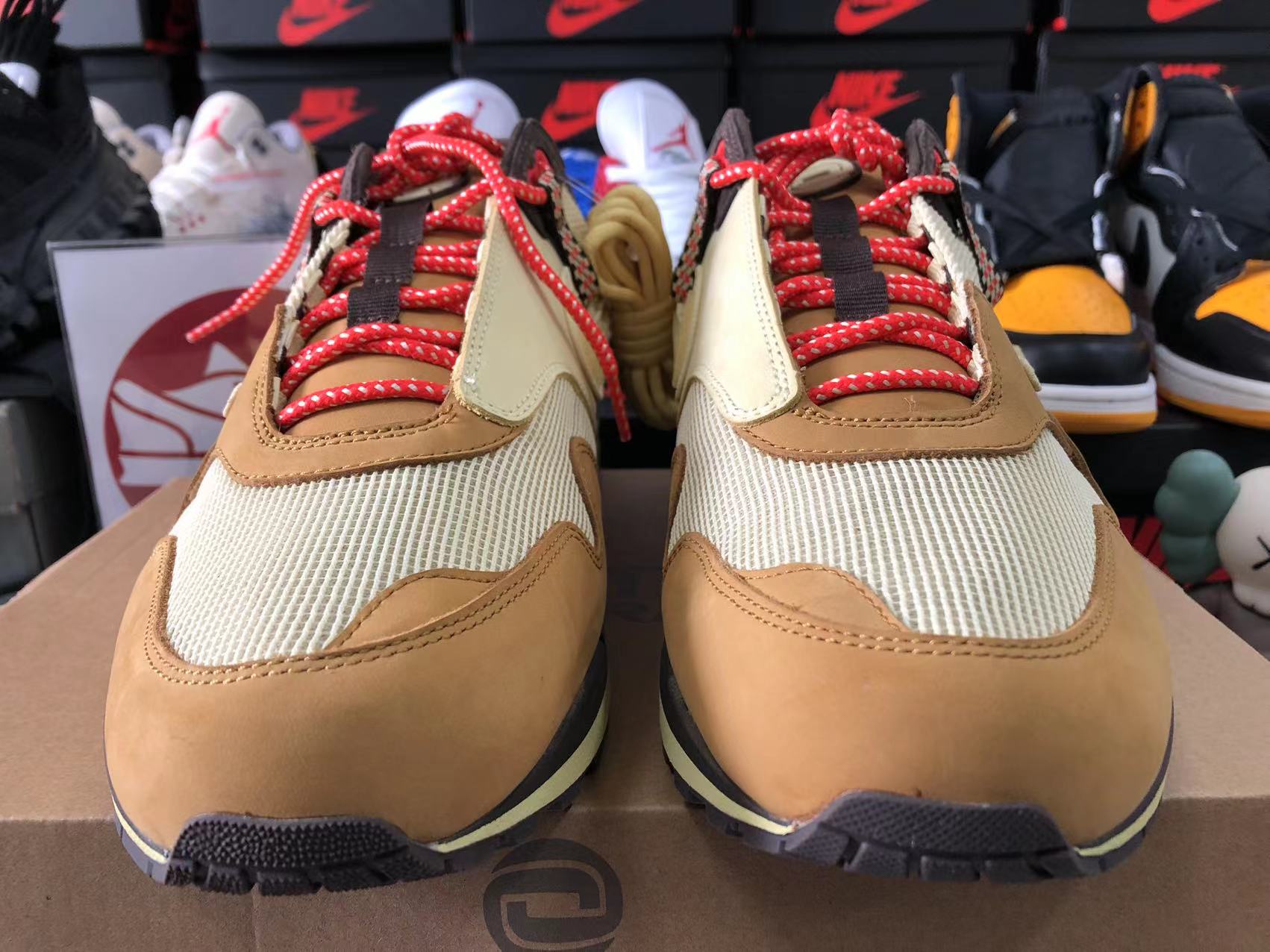 Travis Scott X Nike Air Max 1 Wheat 2022 DO9392-701 Kickbulk Sneaker ...