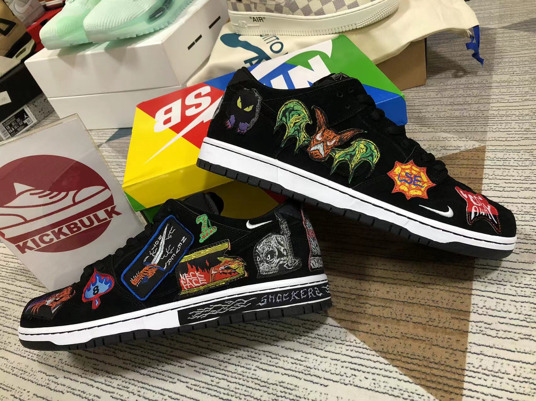 NECKFACE X NIKE DUNK LOW PRO SB 'BLACK' 2022 DQ4488-001 Kickbulk ...