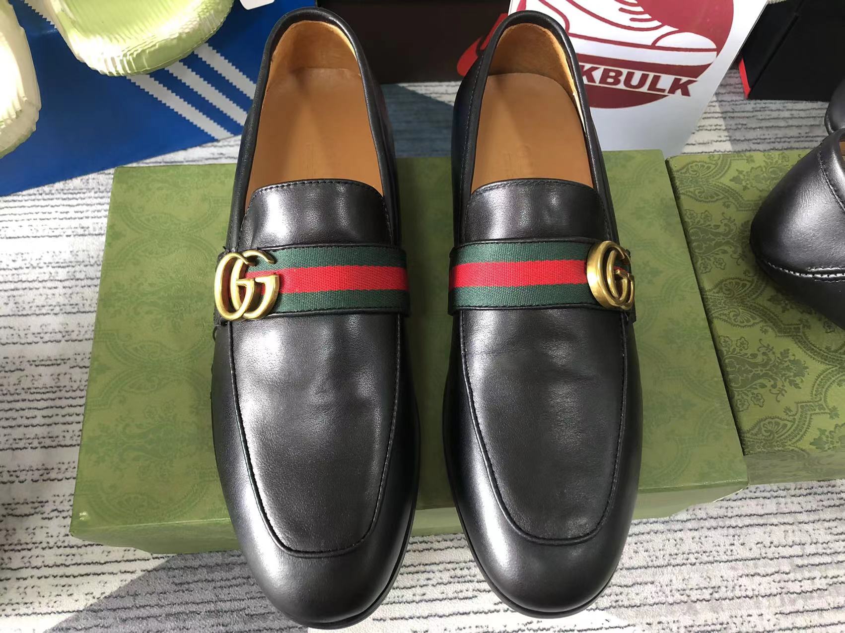 Kickbulk Custom made Gucci leather shoes quality control camera photos ...